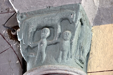 Coltines - Église Saint-Vincent - Chapiteaux (photos) Auvergne romane